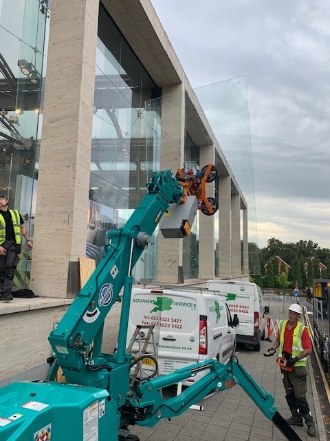 Southern Glass Services Large Structural Glass Replacement